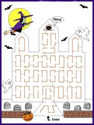 labyrinthe d'halloween